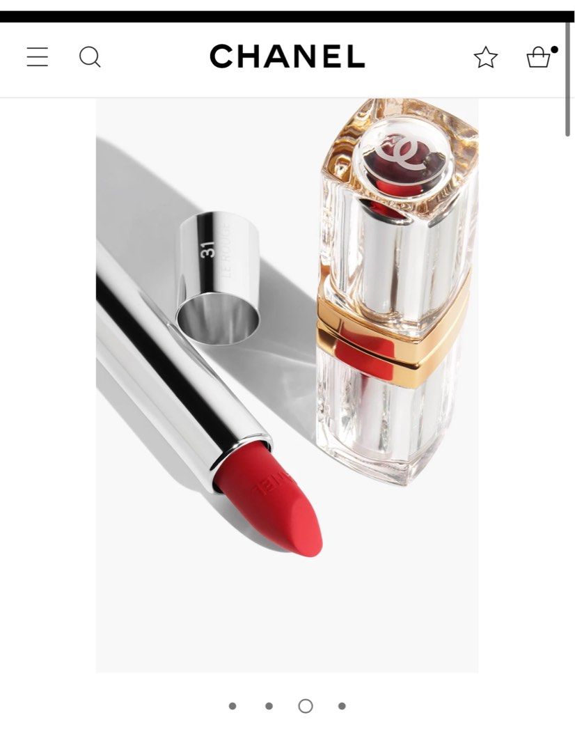 (Brand New) Chanel 31 Le Rouge Satin Lipstick - 5 Rouge Premier with ...