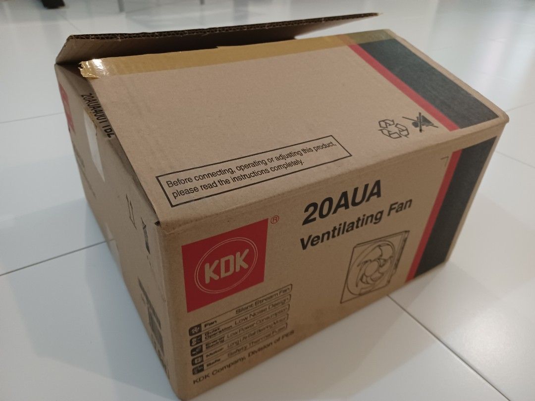 BRAND NEW KDK 20AUA Ventilating Fan, Furniture & Home Living, Lighting ...