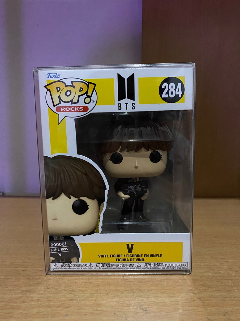 BTS Butter V Funko Pop with protector, Hobbies & Toys, Toys & Games on Carousell