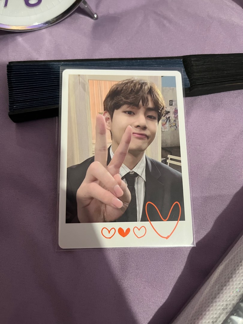 BTS V Photocard Permission to Dance, Hobbies & Toys, Memorabilia ...