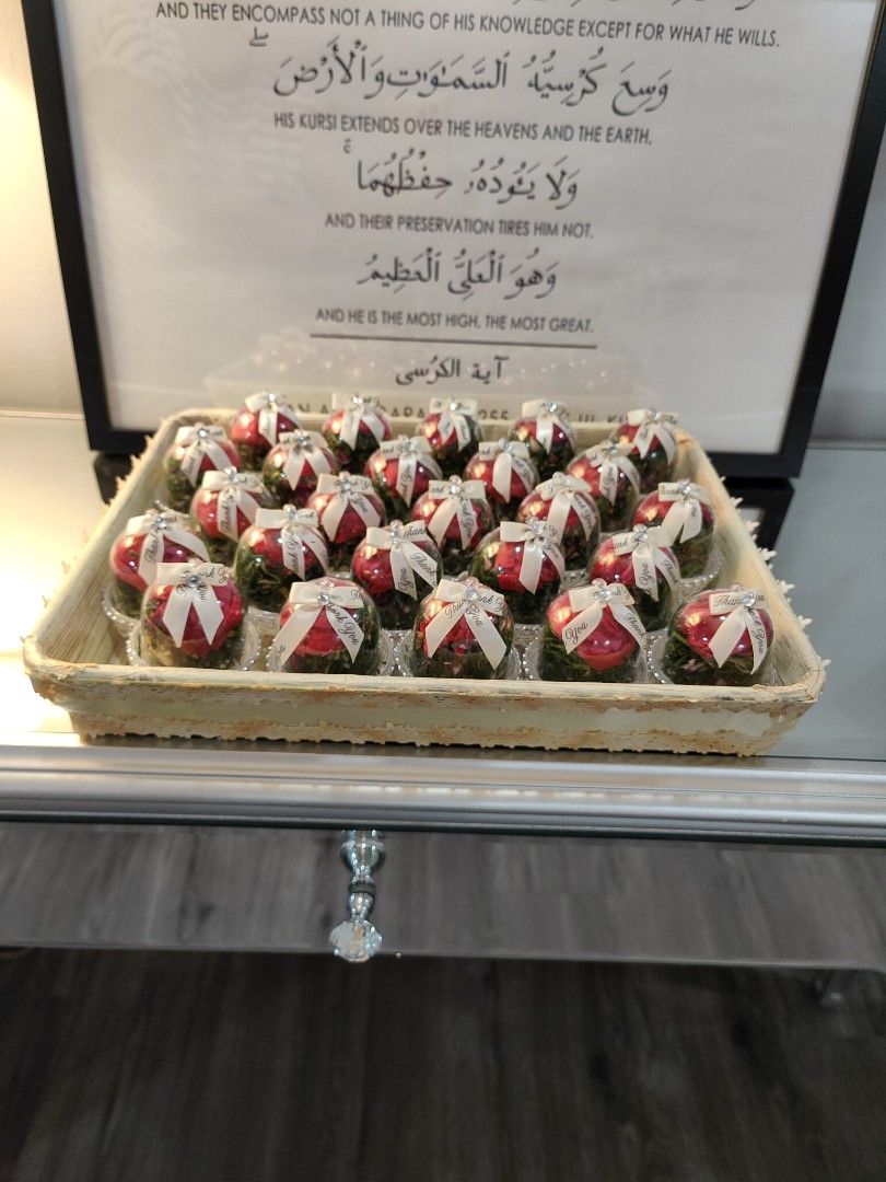 Bunga Rampai in acrylic dome, Hobbies & Toys, Stationery & Craft ...