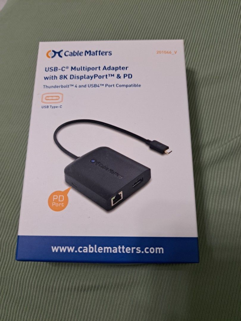 Cable Matters USB-C集線器, 電腦及科技產品, 電腦周邊產品, 轉接線及轉換器在旋轉拍賣