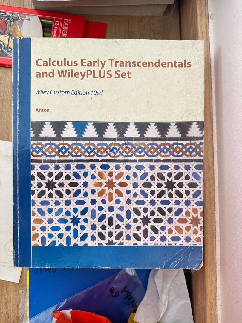 Calculus Early Transcendental with WileyPlus Set, Hobbies & Toys, Books & Magazines, Textbooks ...