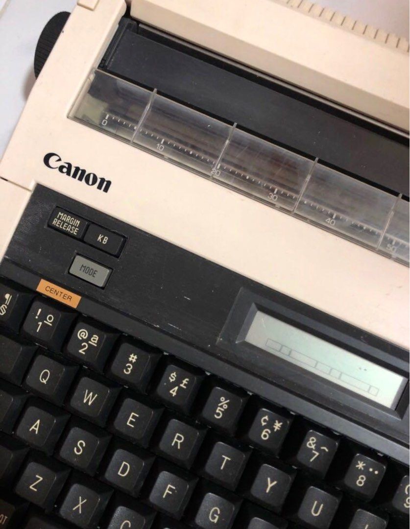 Vintage Canon Typestar 5 typewriter, Hobbies & Toys, Memorabilia ...