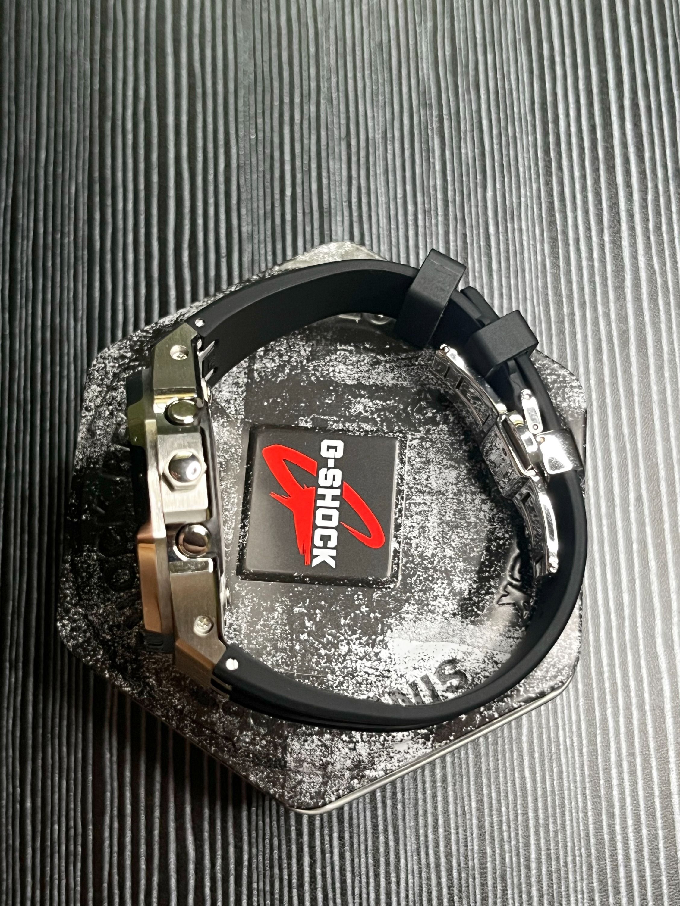 Casio G-Shock Custom Royal Oak (Casio Oak) GA -2100-1A2 Black Dial with ...