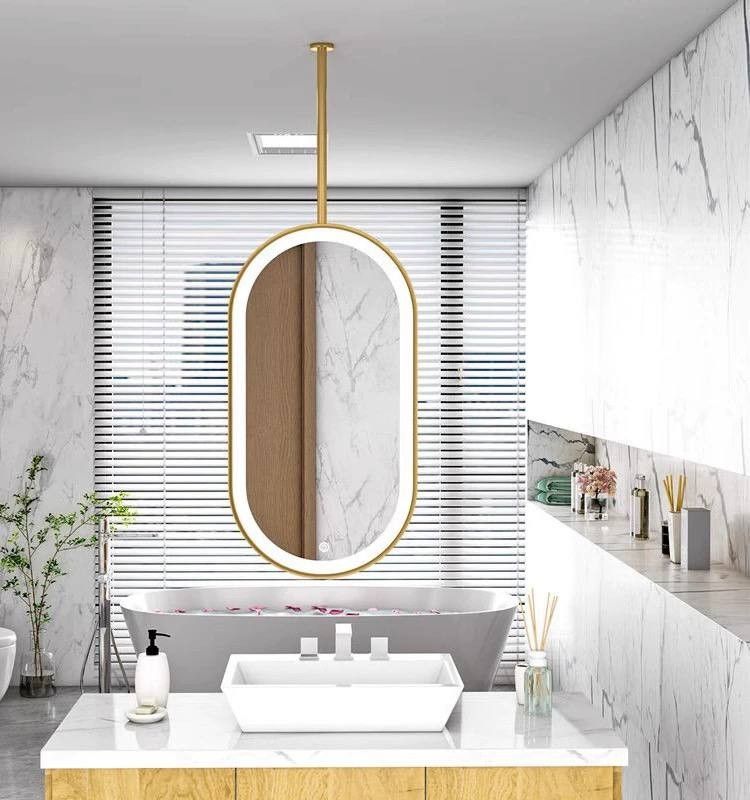 Ceiling Hung Bathroom Mirror | Shelly Lighting