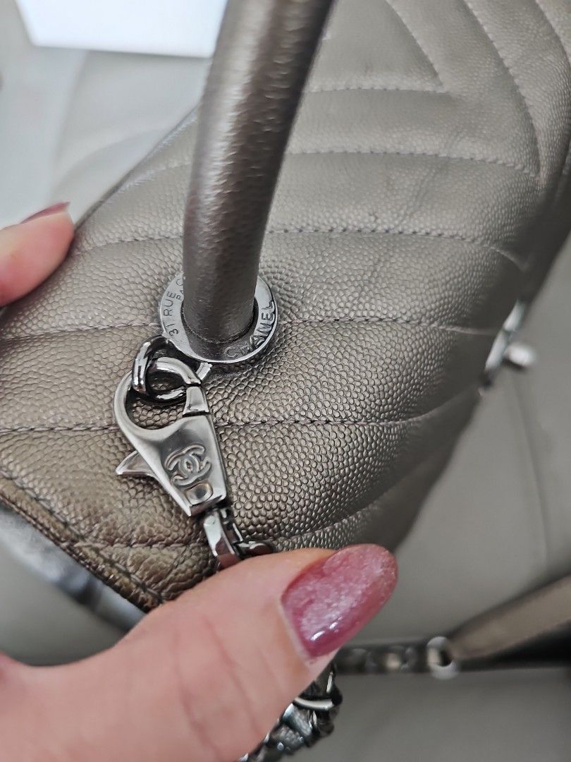 Chanel Coco handle Medium, Luxury, Bags & Wallets on Carousell