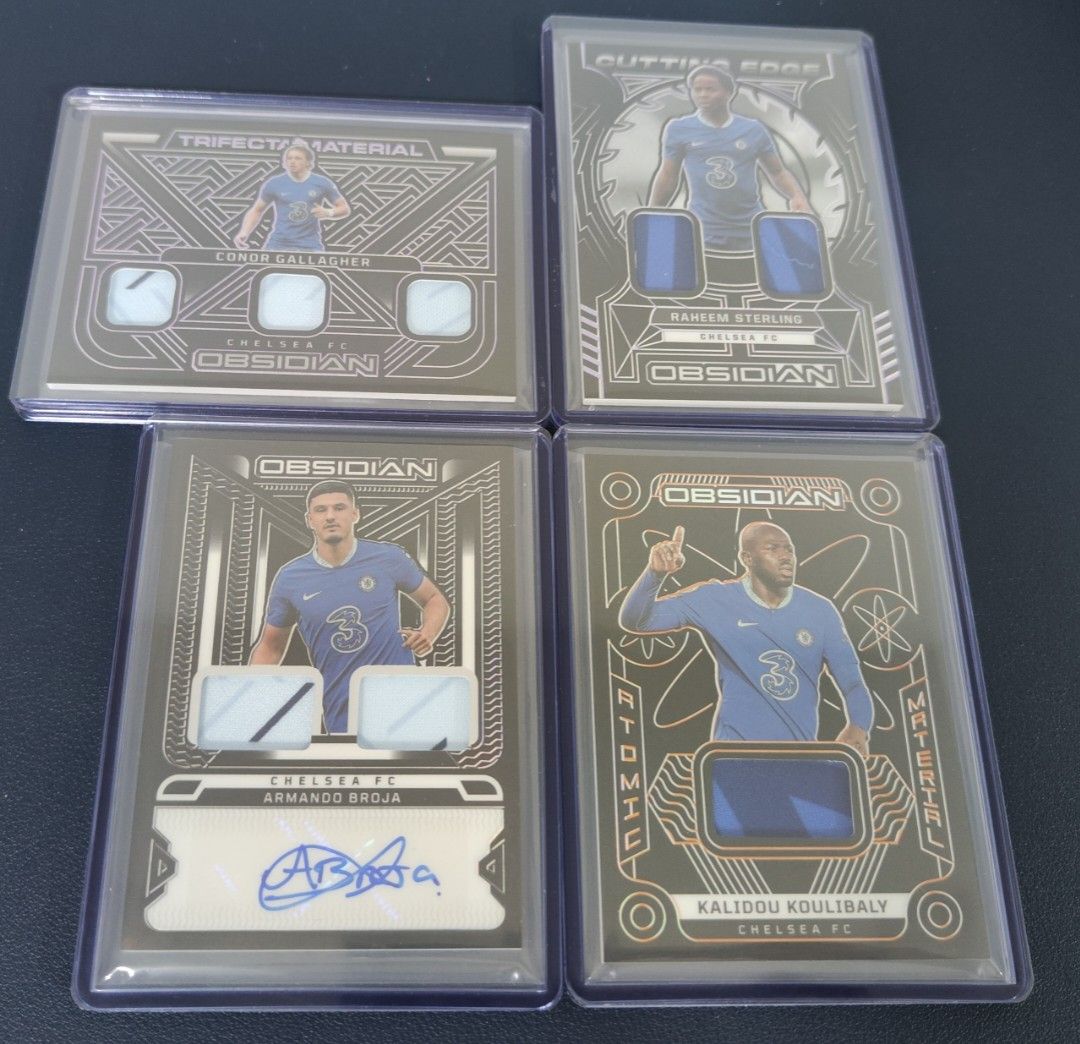 Chelsea team set 2022-23 Panini Obsidian soccer cards, Hobbies & Toys ...