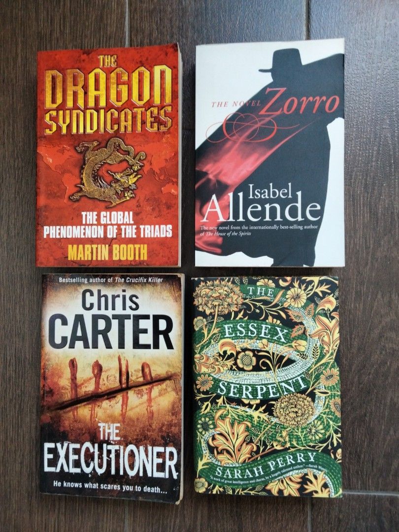 Chris Carter, Zorro, Martin Booth, Sarah Perry, Lee Child, Griffin ...