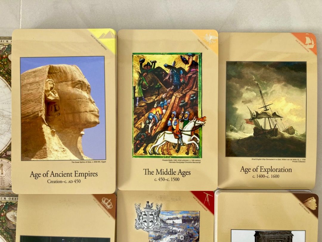 Classical Conversation Timeline Cards (Full Set), Hobbies & Toys, Books ...