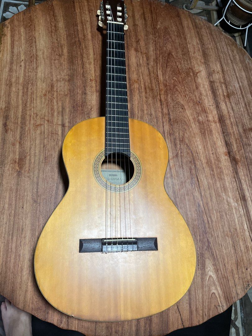 Vintage Classical Guitar Yamaha CG-100MA 1980s, Hobbies & Toys, Music ...