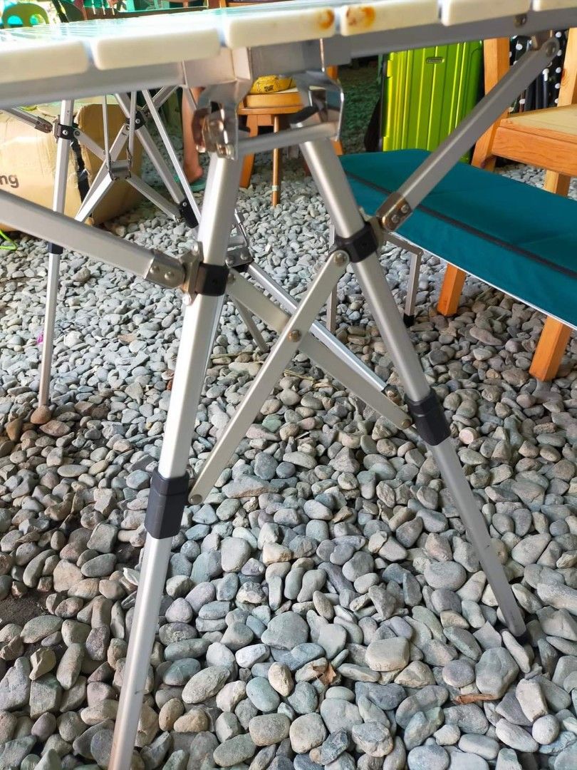Coleman Aluminum Picnic/ Camping Table and Chairs, Furniture & Home ...
