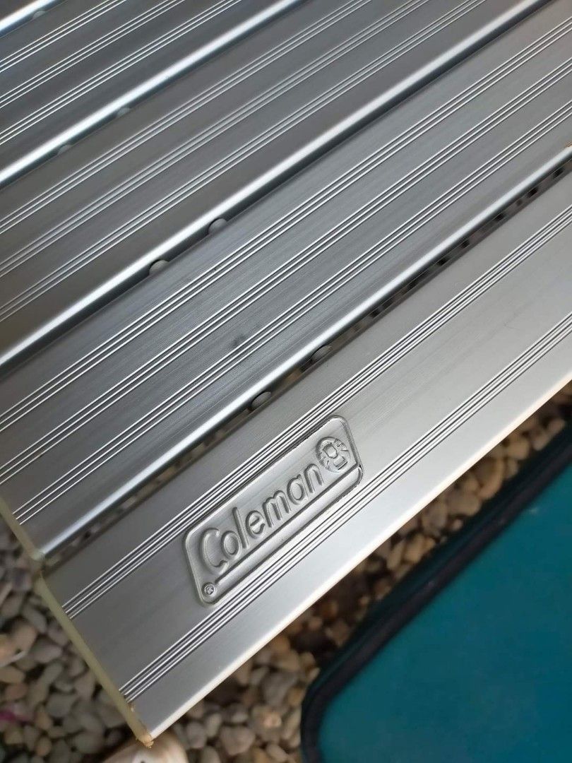 Coleman Aluminum Picnic/ Camping Table and Chairs, Furniture & Home ...