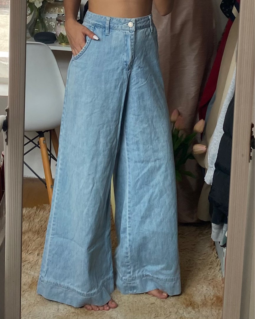 COOL MM • HW Baggy Pants, Women's Fashion, Bottoms, Jeans on Carousell