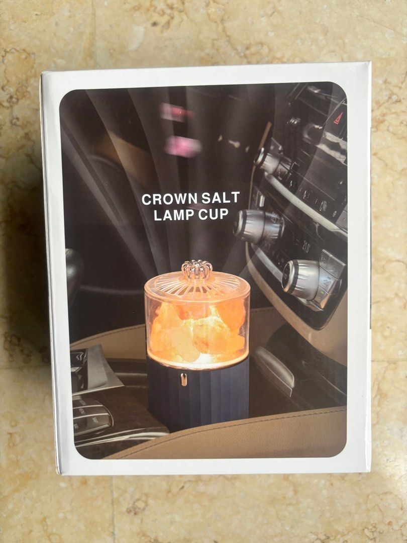 Crown Salt Lamp Cup, Furniture & Home Living, Lighting & Fans, Lighting ...