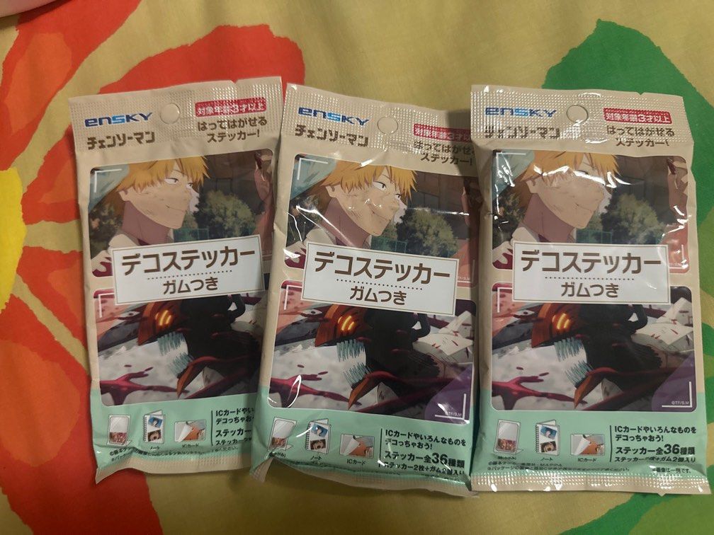 CSM CHAINSAW MAN - stickers gum blindpacks, Hobbies & Toys, Memorabilia ...