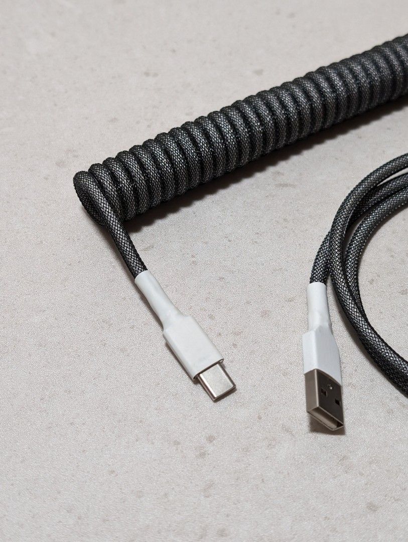 Custom coiled cable, Computers & Tech, Parts & Accessories, Cables ...