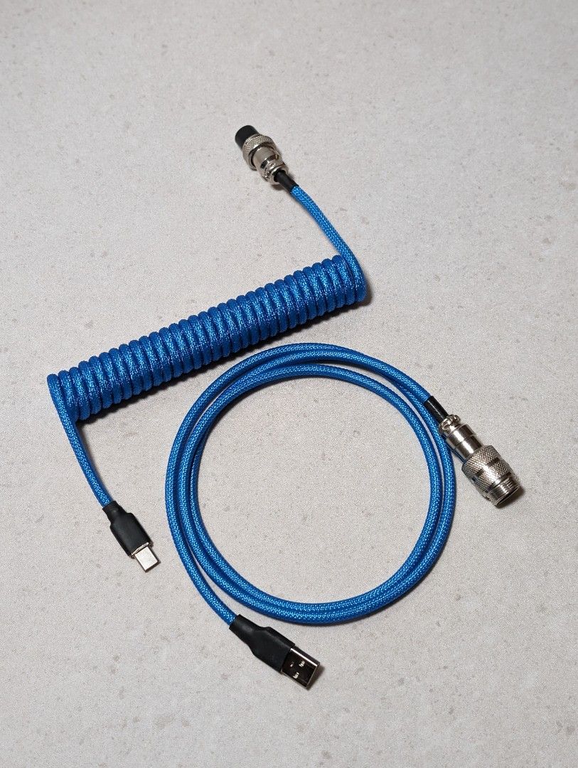 Custom coiled cable, Computers & Tech, Parts & Accessories, Cables ...
