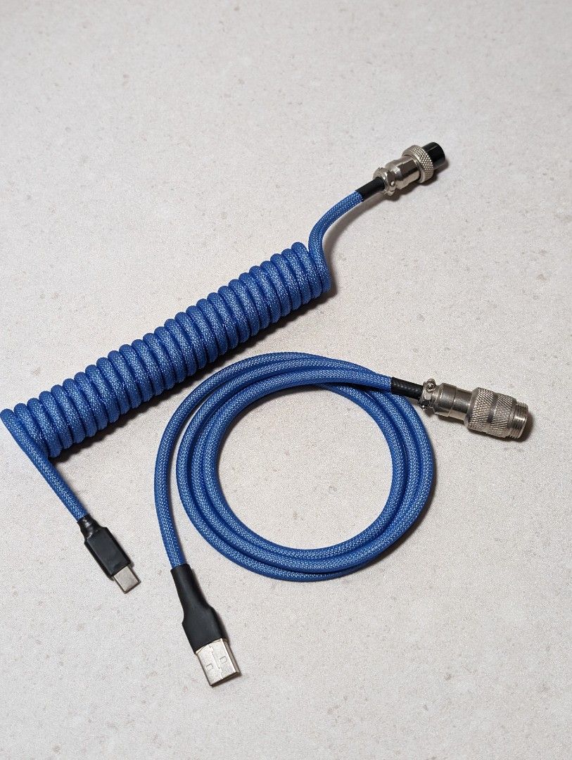 Custom coiled cable, Computers & Tech, Parts & Accessories, Cables ...