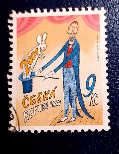 Czech Republic 2001 - The First Czech Postage Stamp Issued in the New ...