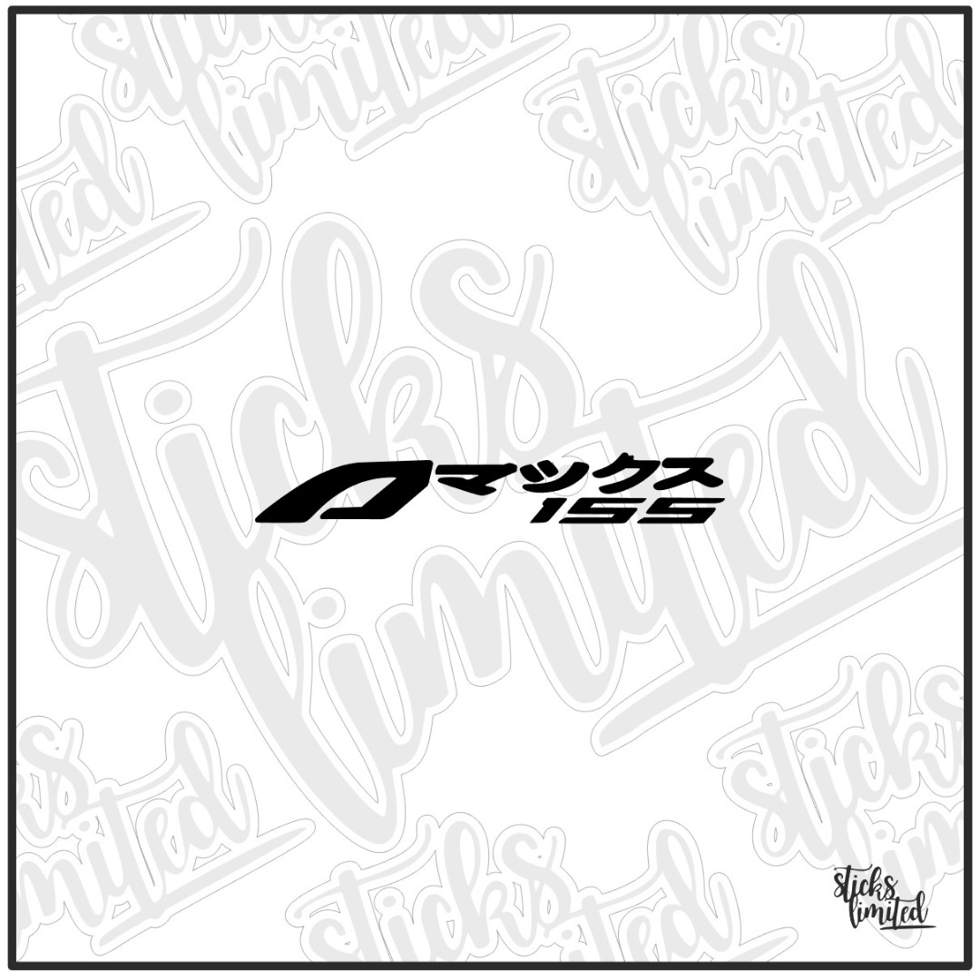 DECALS | YAMAHA AEROX 155 Japanese Wording | High quality waterproof ...