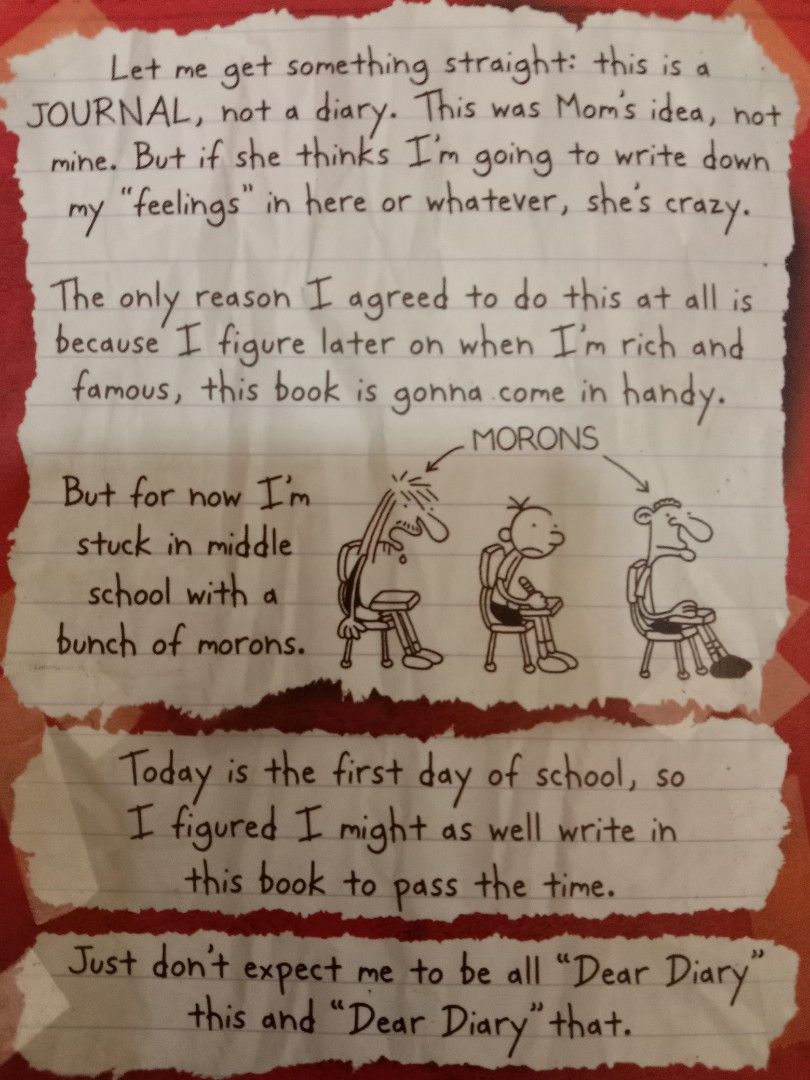 DIARY of a Wimpy Kid ： GREG HEFFLEY'S JOURNAL, Hobbies & Toys, Books ...
