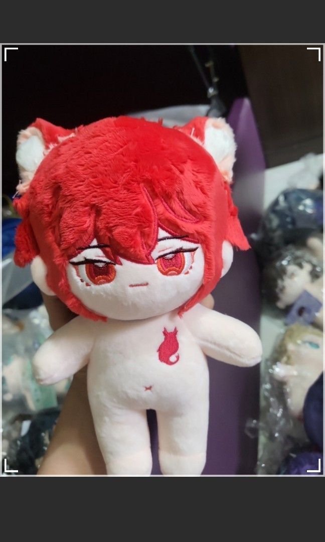 Diluc omodoki plush doll genshin, Hobbies & Toys, Memorabilia ...