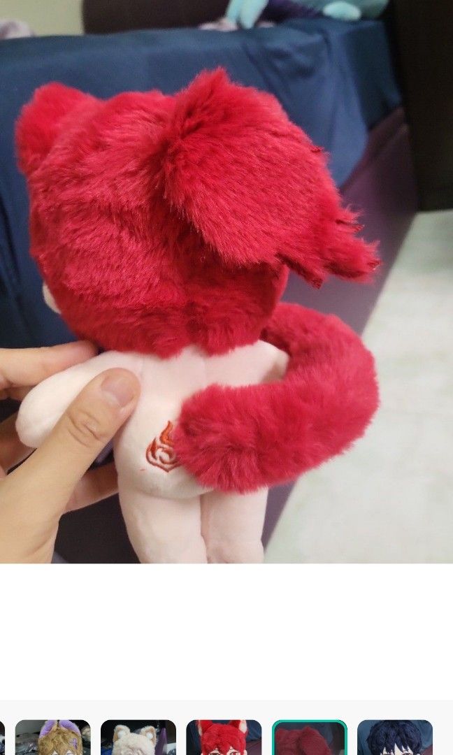 Diluc omodoki plush doll genshin, Hobbies & Toys, Memorabilia ...