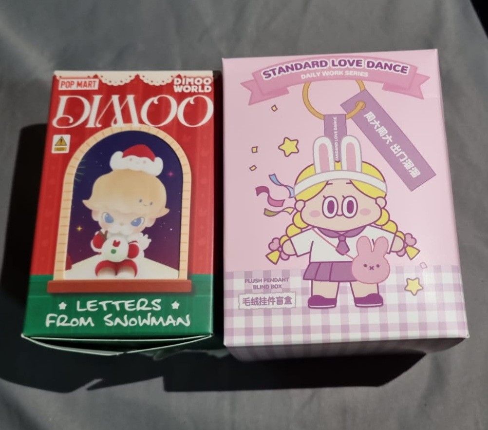 Dimoo Letter from the snowman, Hobbies & Toys, Toys & Games on Carousell