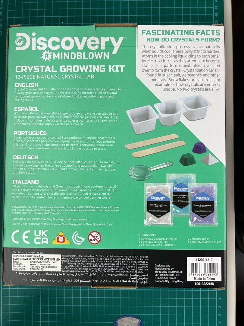 Discovery Crystal Growing Kit, Hobbies & Toys, Stationery & Craft ...