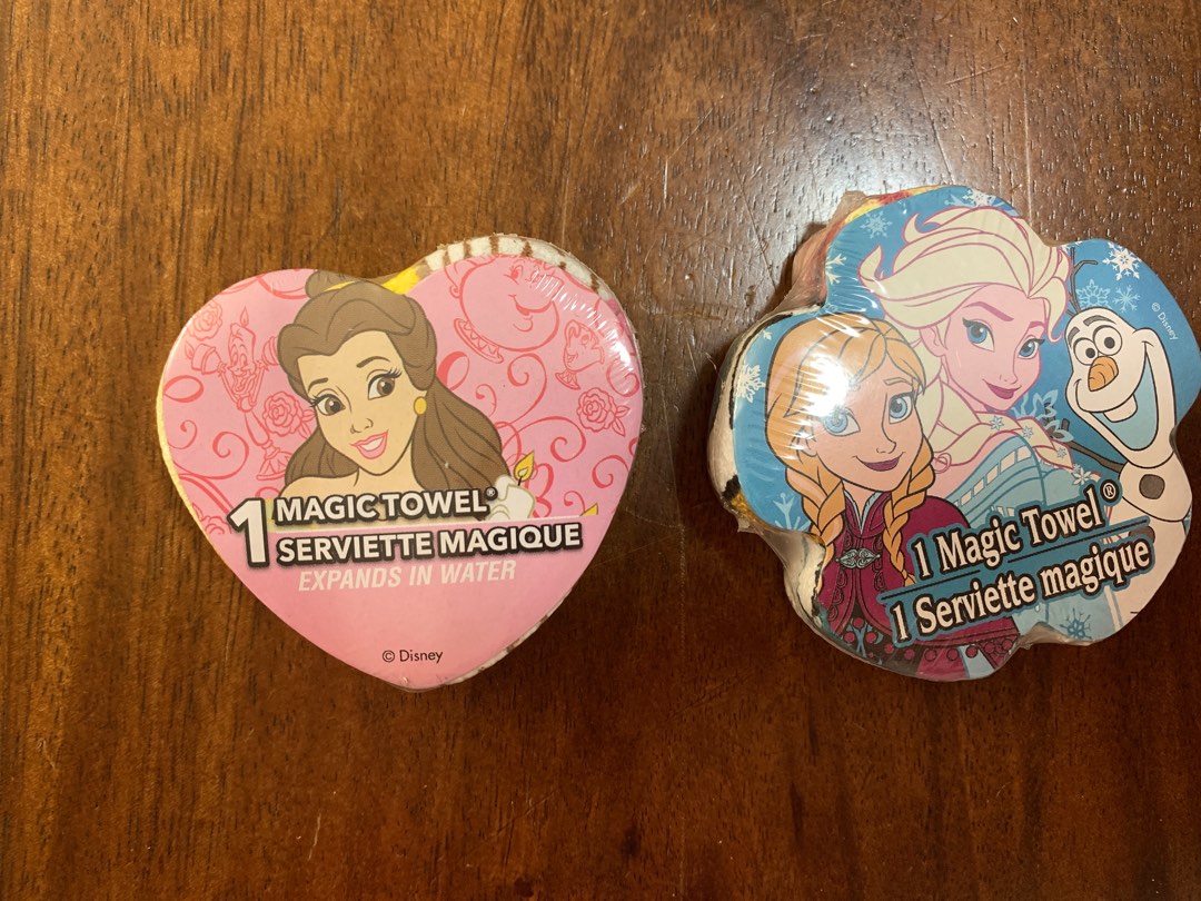 Disney Beauty Belle , Frozen magic towel, Hobbies & Toys, Memorabilia ...