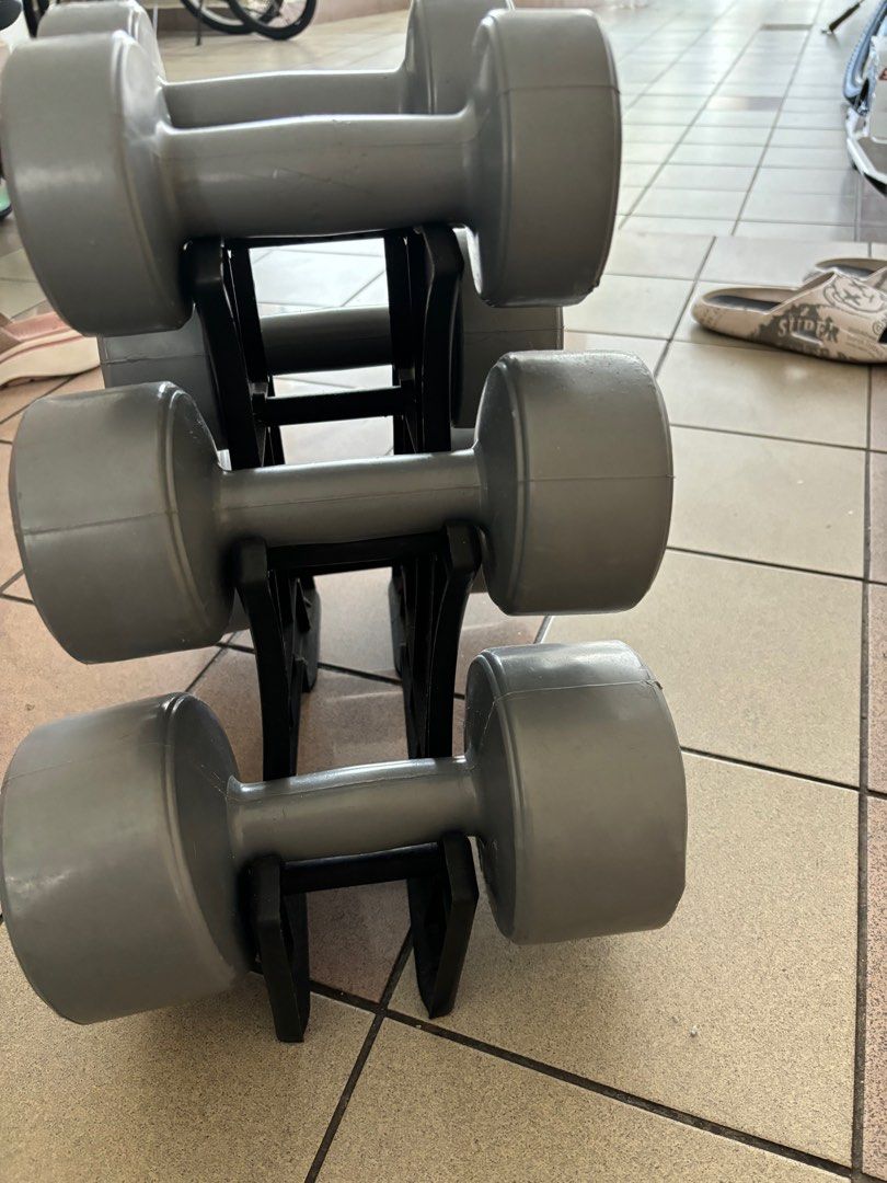 Dumbbell Set, Sports Equipment, Exercise & Fitness, Weights & Dumbbells ...