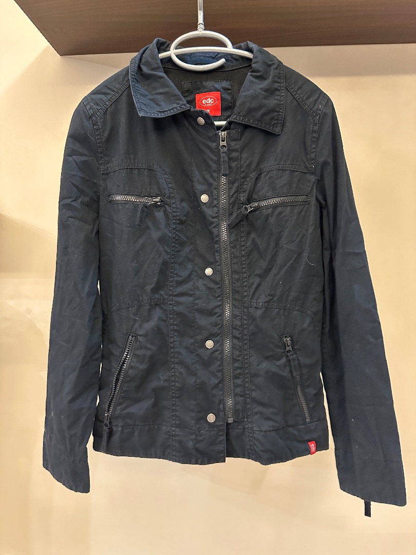 EDC Esprit Black Jacket, Women's Fashion, Coats, Jackets and Outerwear ...