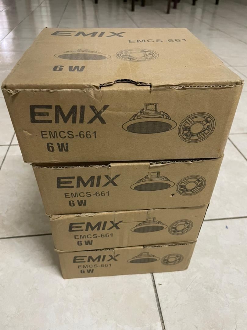 Emix ceiling speaker EMCS-661, Audio, Soundbars, Speakers & Amplifiers ...