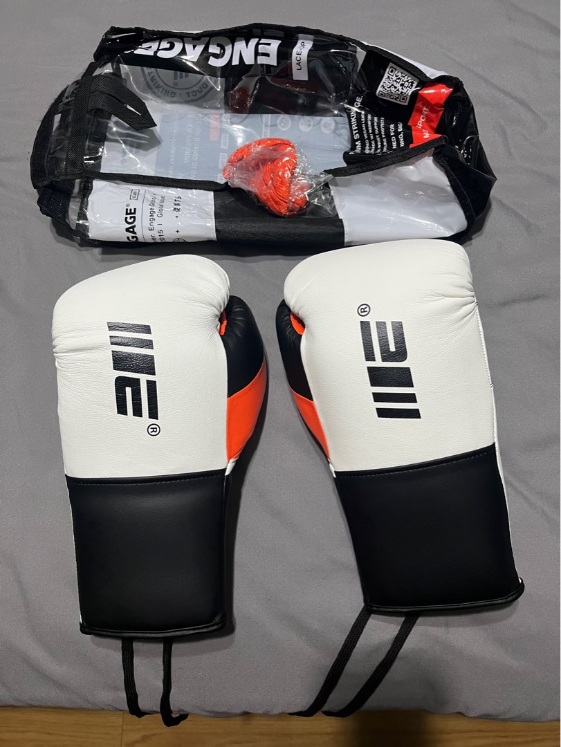 Engage Industries Strike Series Boxing Glove (Lace-up) in 10 Oz, Sports ...