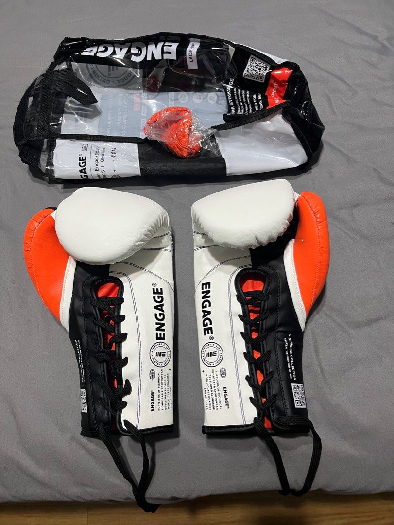 Engage Industries Strike Series Boxing Glove (Lace-up) in 10 Oz, Sports ...