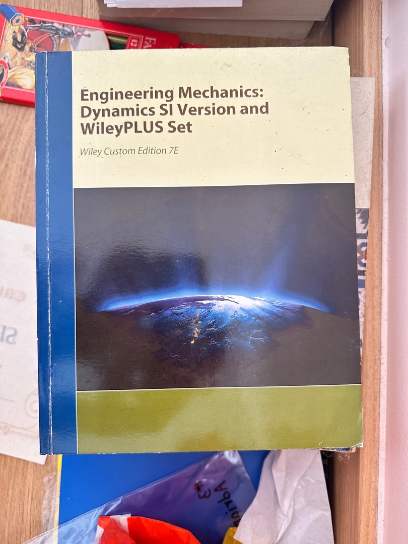 Engineering Mechanics: Dynamic SI Version and WileyPlus Set, Hobbies ...