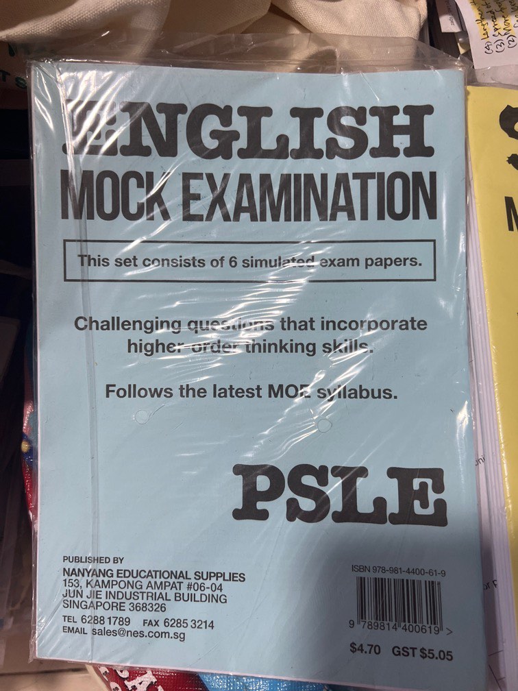 English and Science Mock examination, Hobbies & Toys, Books & Magazines ...