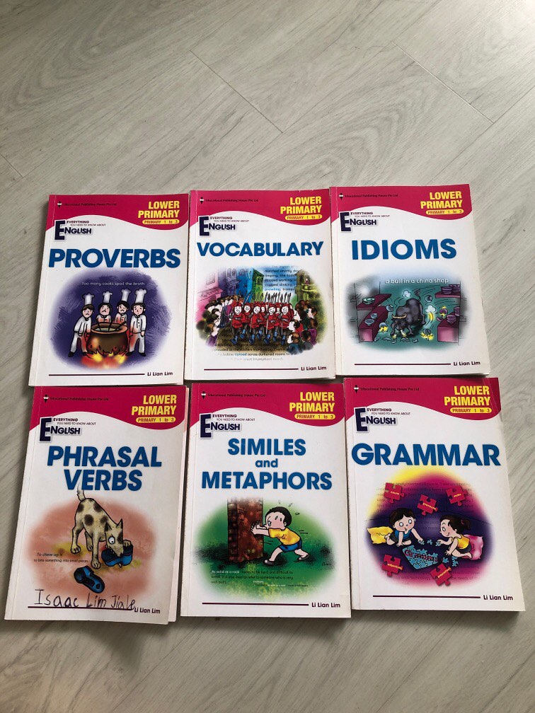 English Assessment Books Grammar Vocabulary Idioms Similes Metaphors Proverbs, Hobbies & Toys ...