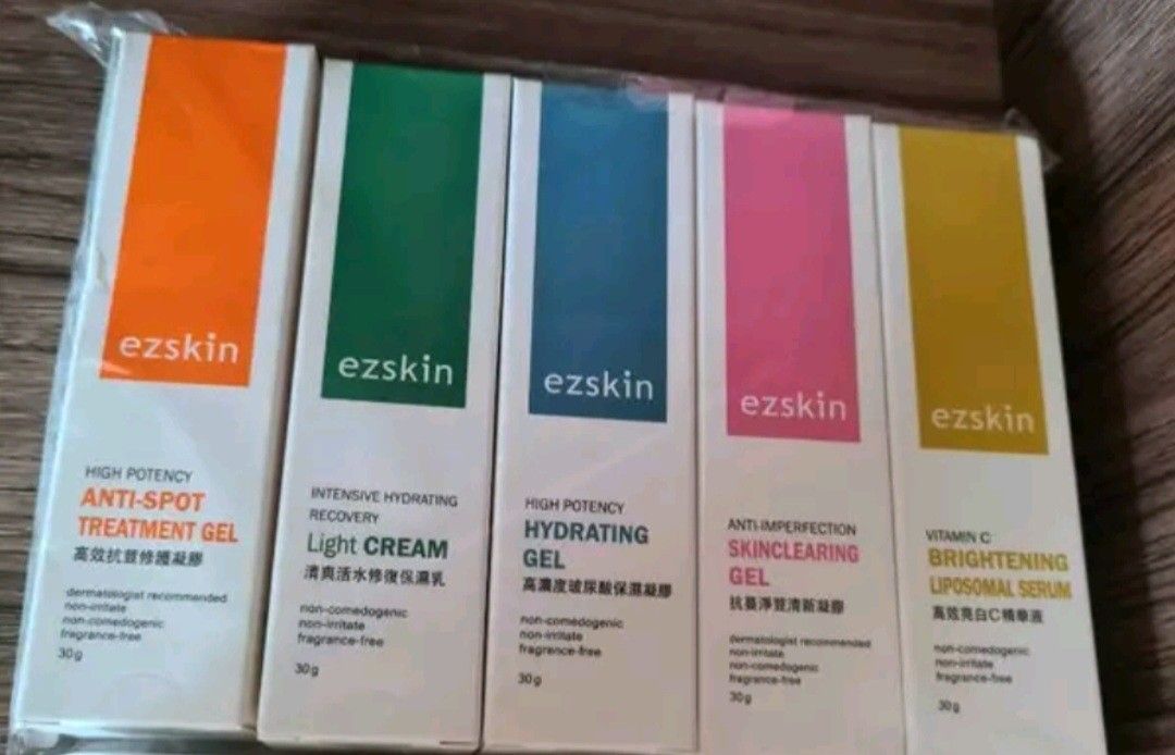 Ezskin Skincare Set (2025/26 Expiry), Beauty & Personal Care, Face, Face Care on Carousell