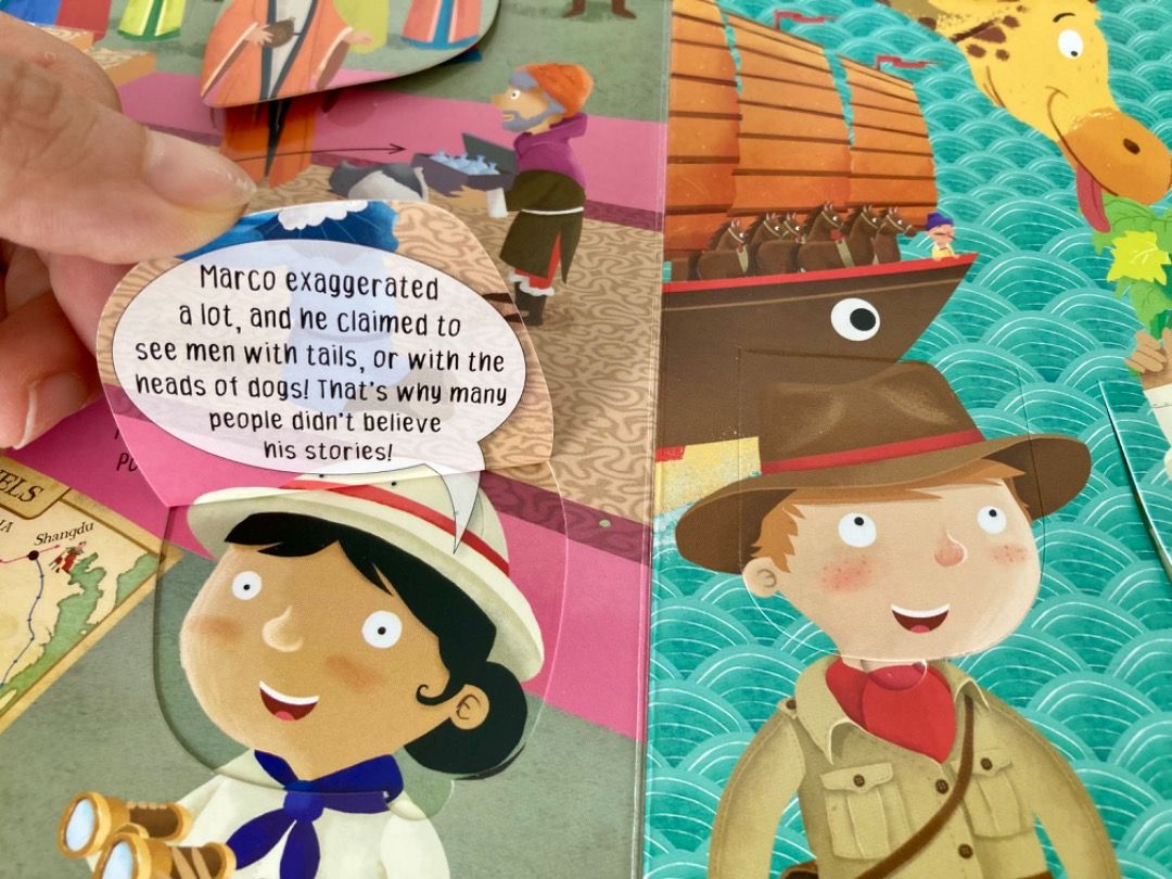 Famous Explorers (Flip a Flap Book), Hobbies & Toys, Books & Magazines ...