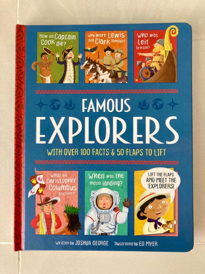 Famous Explorers (Flip a Flap Book), Hobbies & Toys, Books & Magazines ...