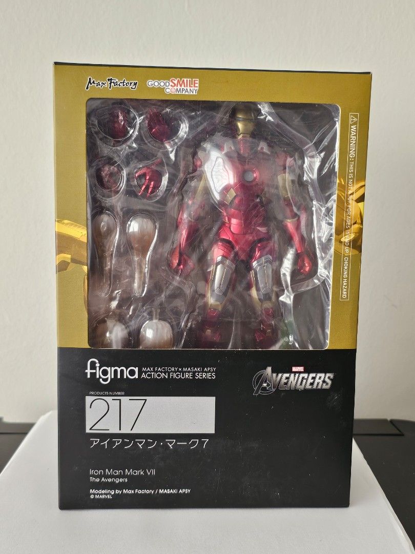 Figma Avengers Iron Man Mark VII, Hobbies & Toys, Toys & Games on Carousell