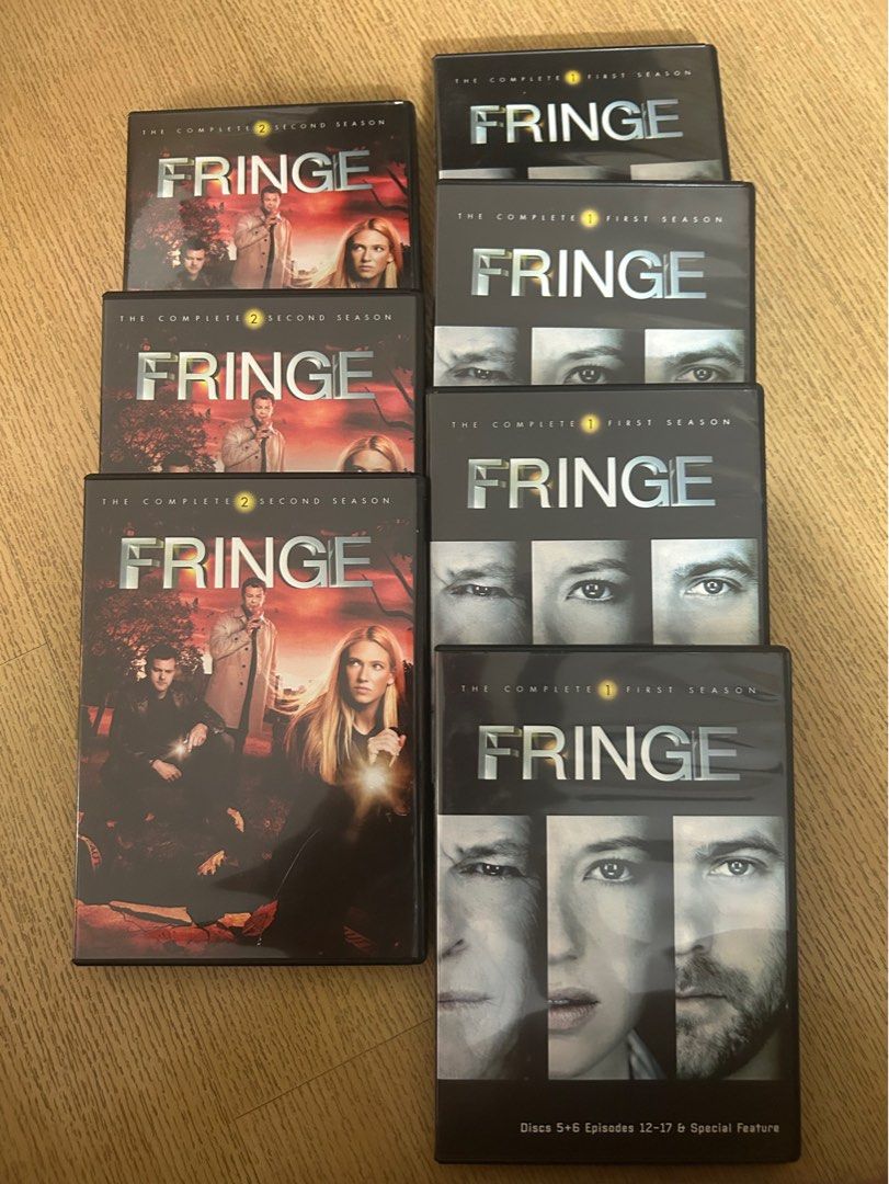 Fringe TV Series DVD season 1 and 2, Hobbies & Toys, Music & Media, CDs & DVDs on Carousell