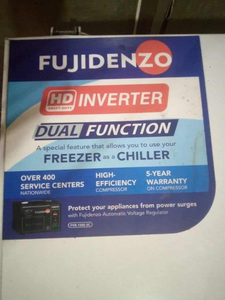 FUJIDENZO IFC-110GDF HD INVERTER CHEST FREEZER (11 cu. ft.), TV & Home ...