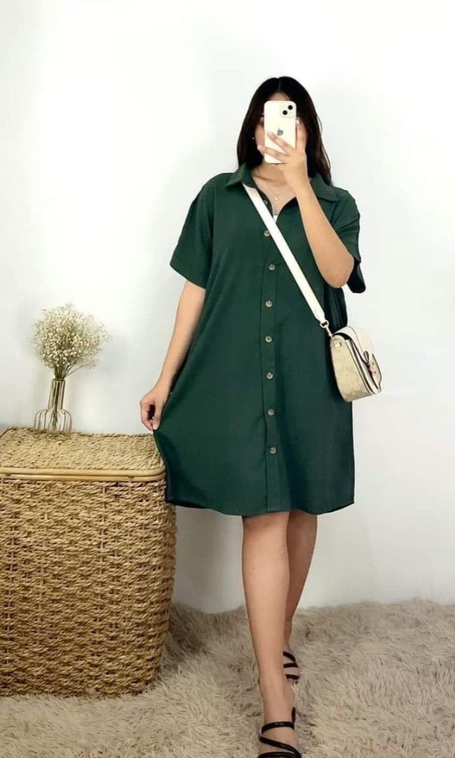 GAYLA BUTTONDOWN POLO DRESS, Women's Fashion, Dresses & Sets, Dresses ...