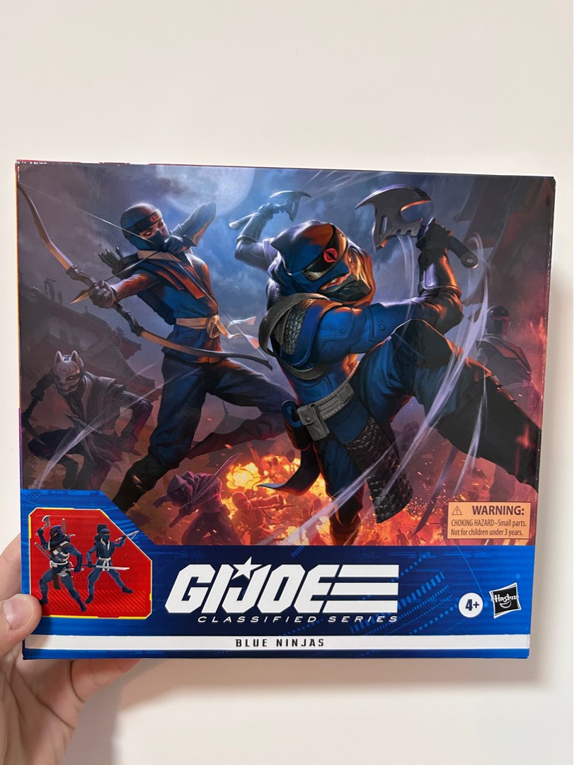 全新未開封G.I. Joe Classified Series 義勇群英-51 Blue Ninja 2 pack, 興趣及遊戲, 玩具 ...