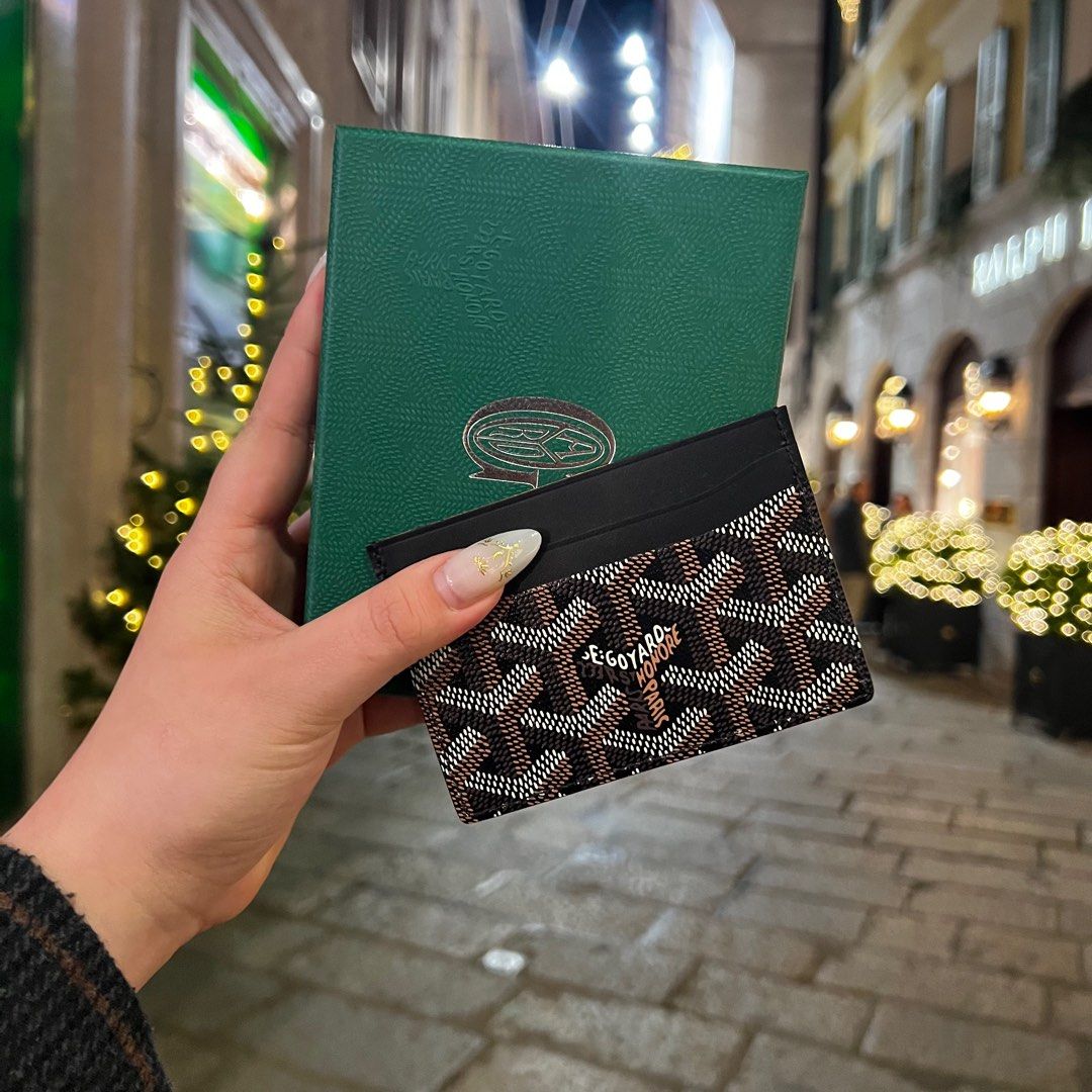 Goyard Card Holder, Luxury, Bags & Wallets on Carousell