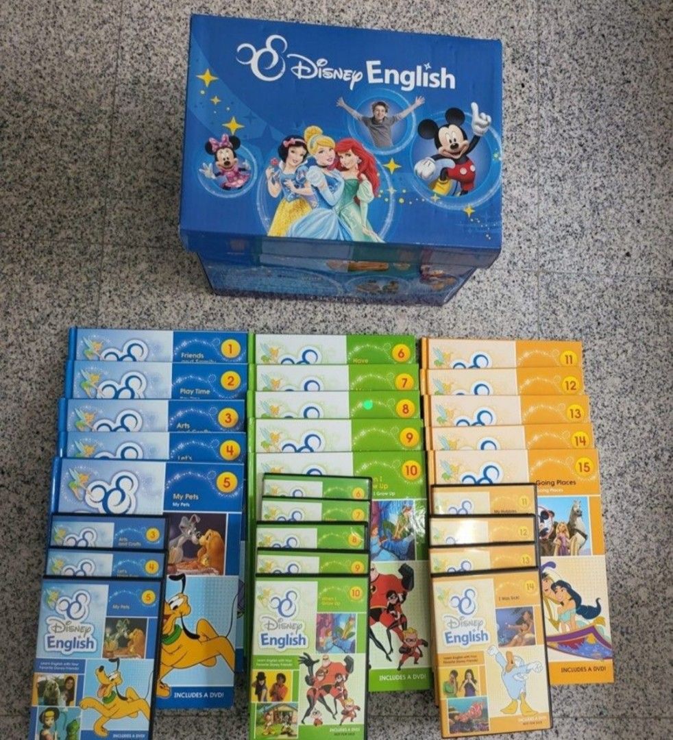 Grolier Disney English, Hobbies & Toys, Books & Magazines, Children's ...