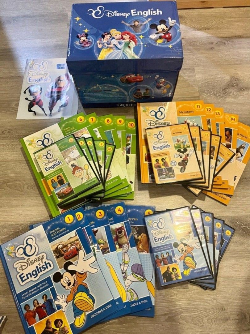 Grolier Disney English, Hobbies & Toys, Books & Magazines, Children's ...
